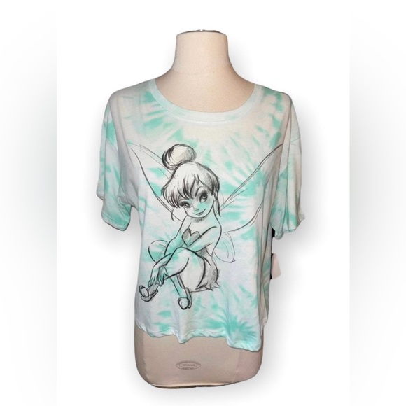Disney | Tops | Disney Tinkerbell Tye Dye Crop Tshirt | Poshmark